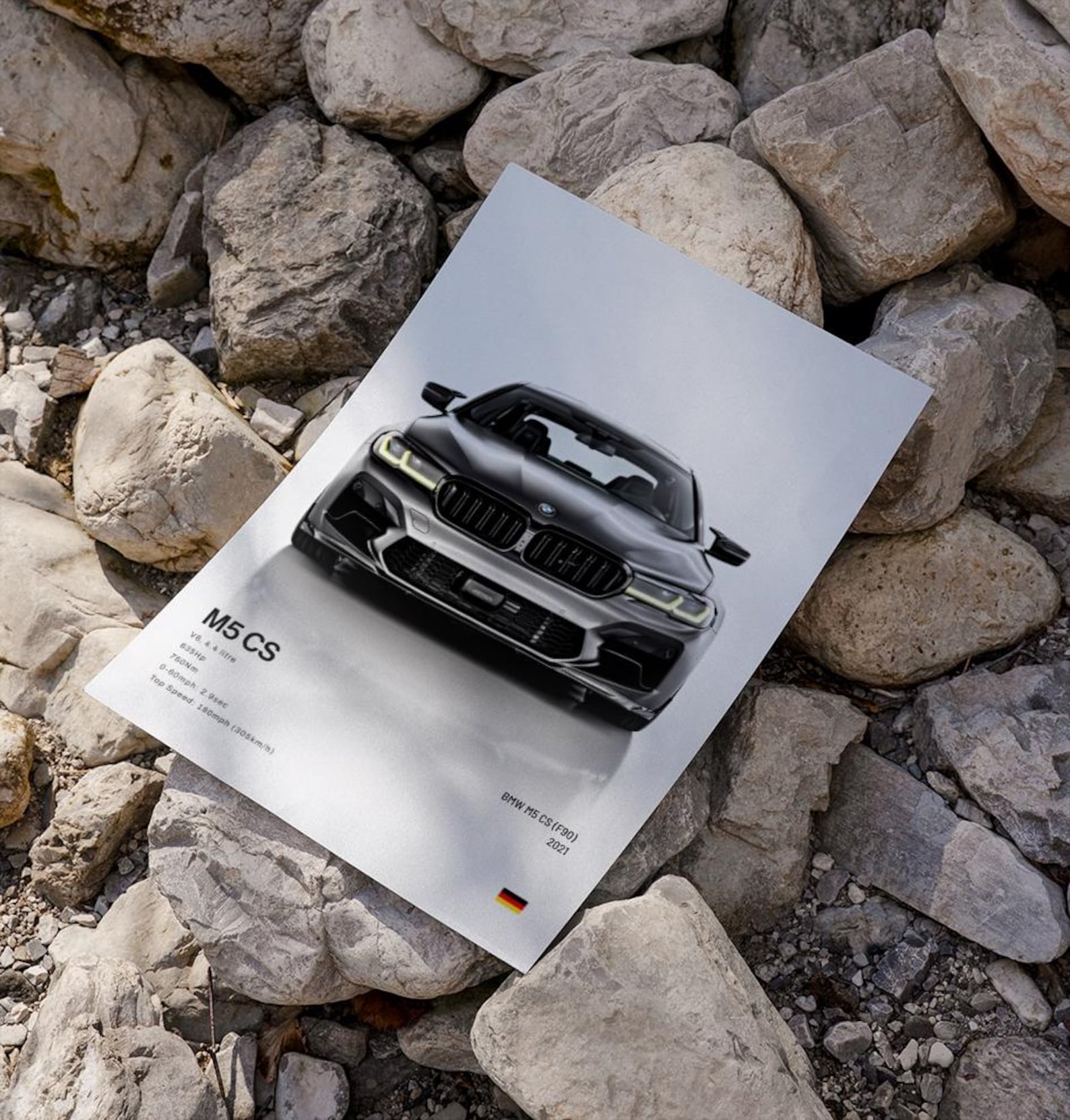 BMW M5 CS Poster - Etsy