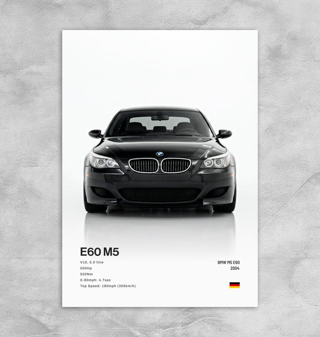 BMW E60 M5 Poster - Etsy
