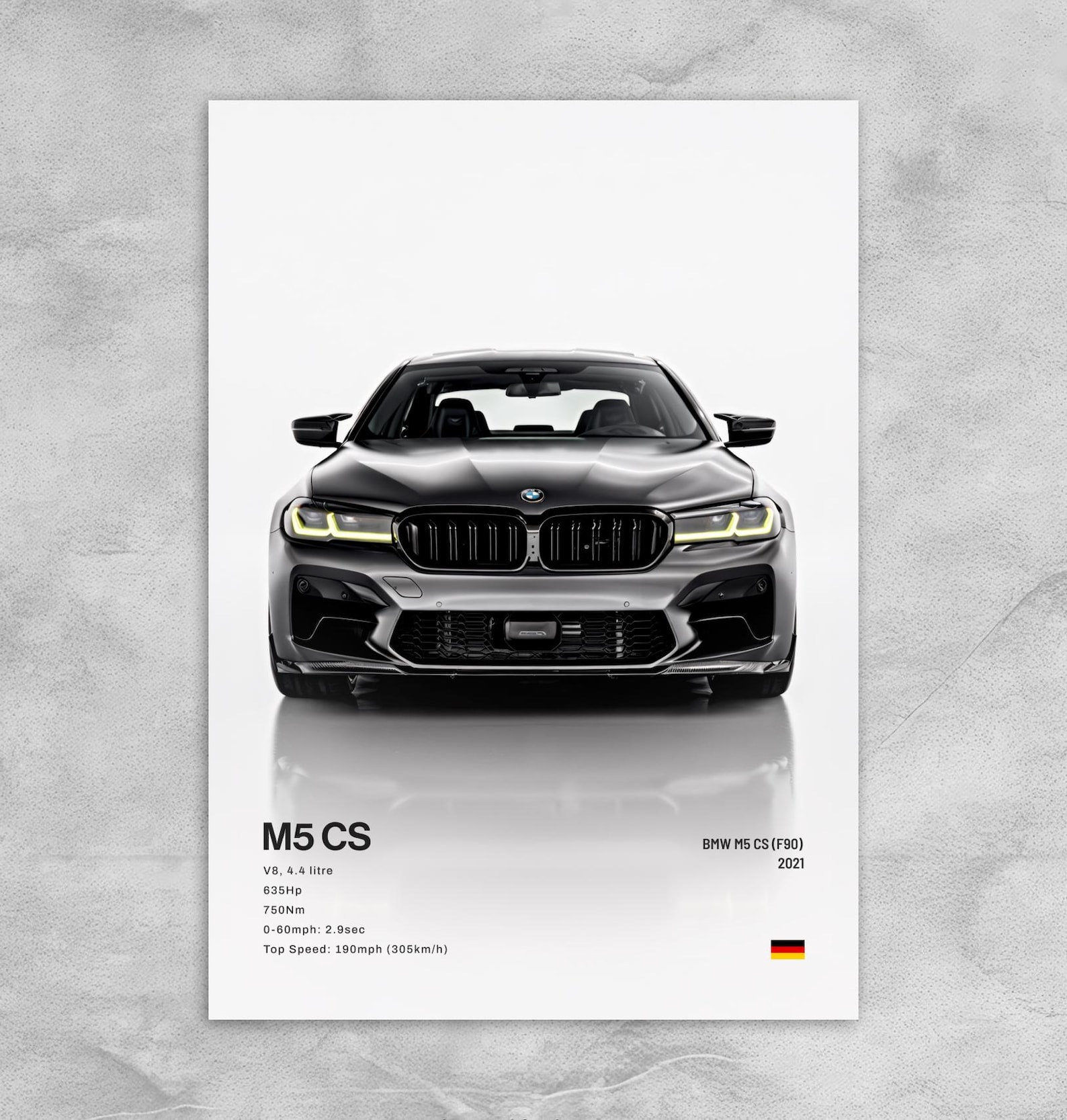 BMW M5 CS Poster - Etsy