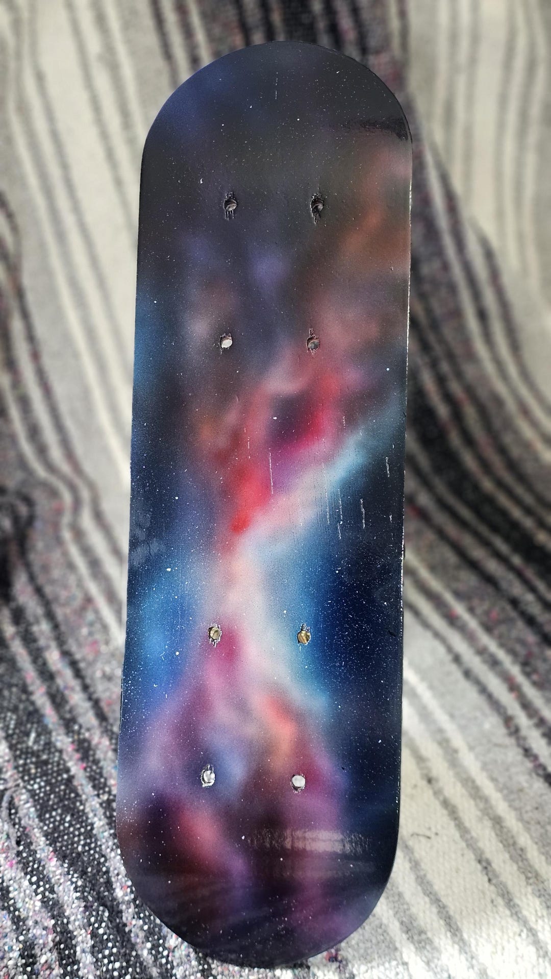Hand Painted Mini Skate Deck – Custom Lowrider Metal Flake Art – 2K ...