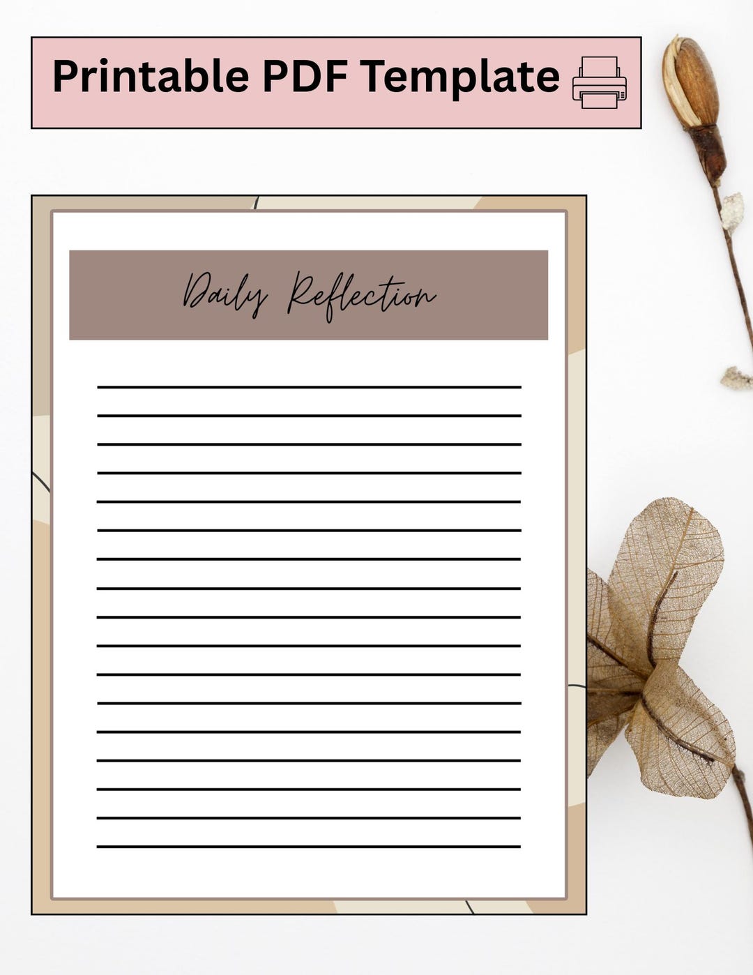 Faith Reflection Template Bundle, Build a Relationship With the Father ...