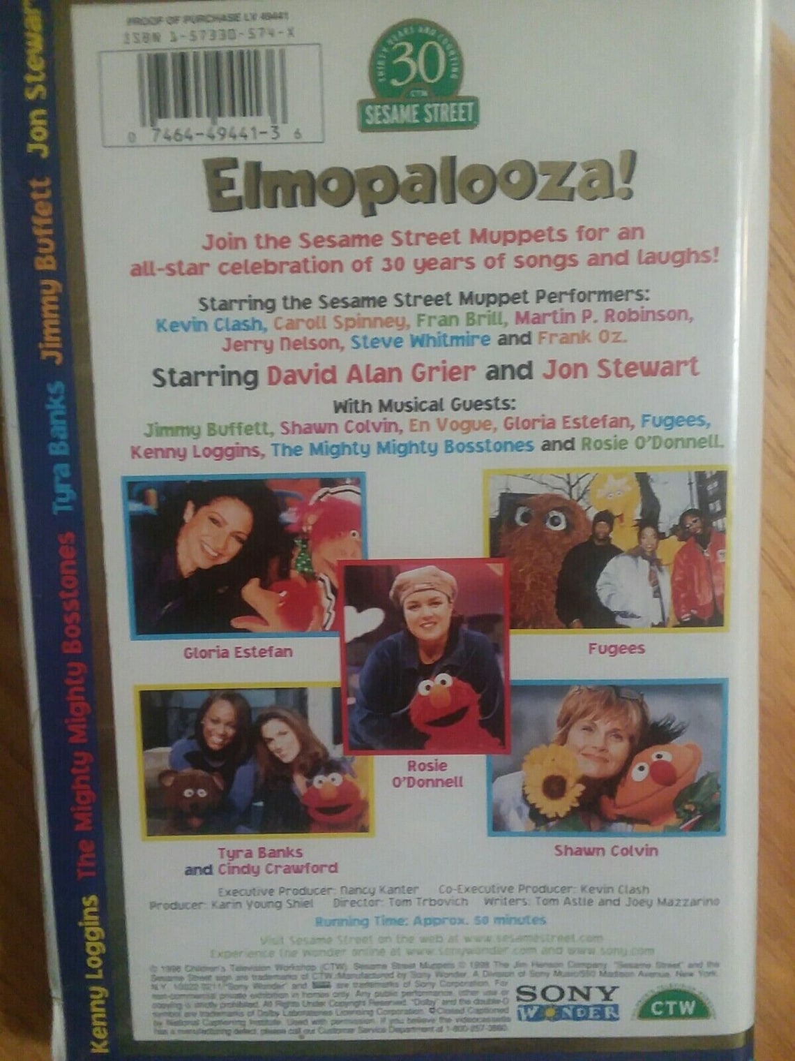 VHS Tape Sesame Street Elmopalooza Elmo VHS Clamshell 30 Yrs - Etsy