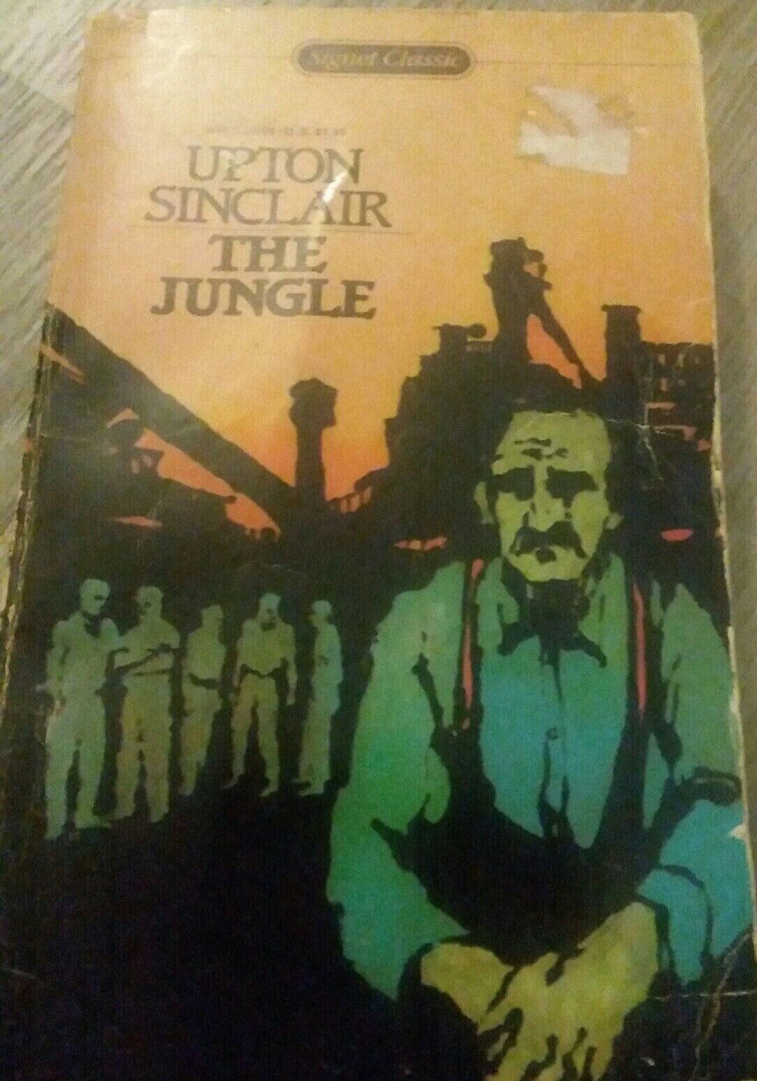 The Jungle Upton Sinclair Signet Classics 1980 Chicago Slaughterhouse ...