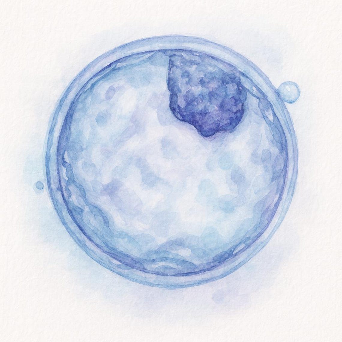 Custom IVF Embryo Watercolour Print • Personalised Embryo Portrait ...