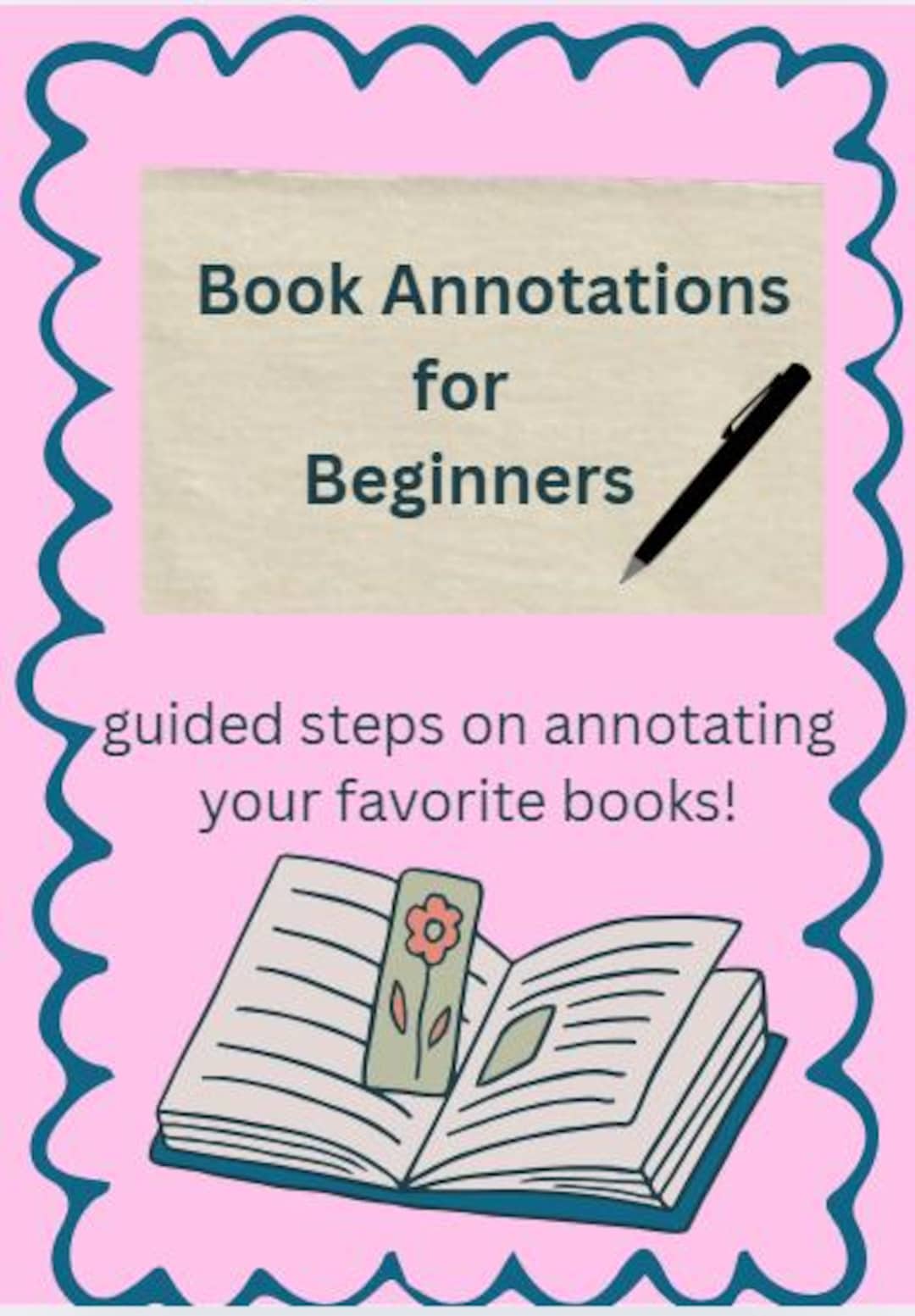 Book Reading Annotation Guide for Beginners Template - Etsy