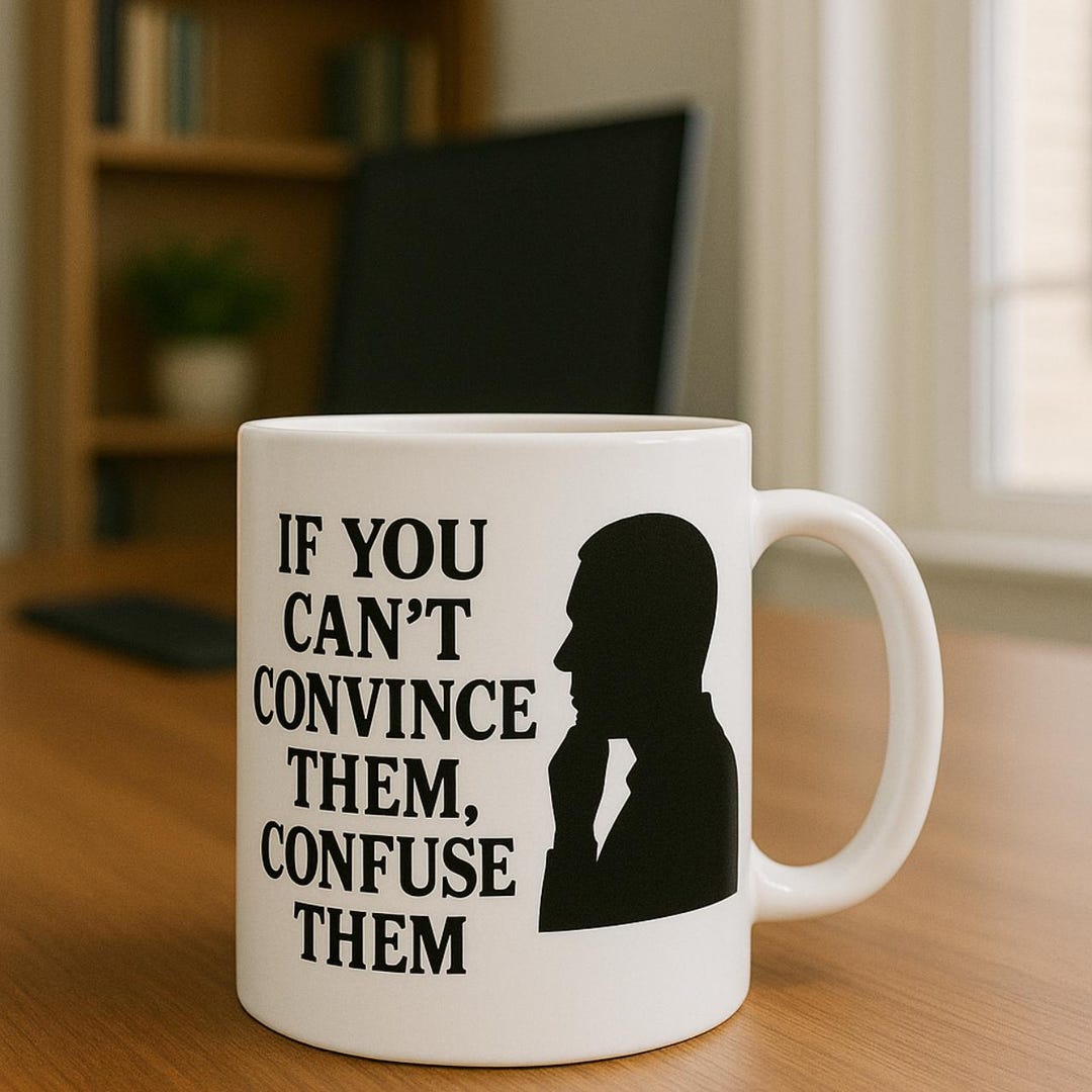 If You Can't Convince Them, Confuse Them Funny Mug, Sarcastic Office ...