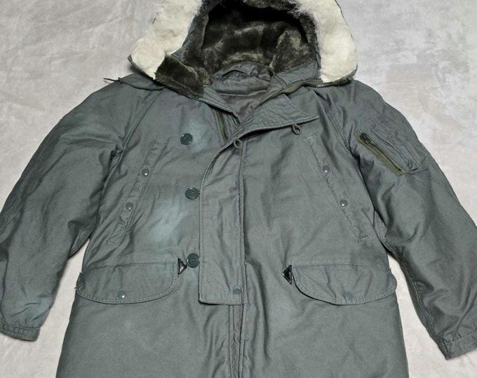 Vintage USAF N-3B Snorkel Parka Extreme Cold Weather Military Jacket ...
