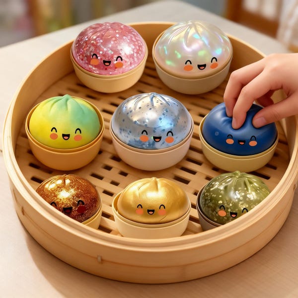 Squishy Dumpling Toys - Etsy UK