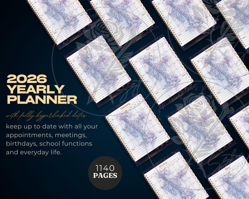 Hypermobile Ehlers-danlos 2026 Digital Planner, Chronic Illness Planner ...