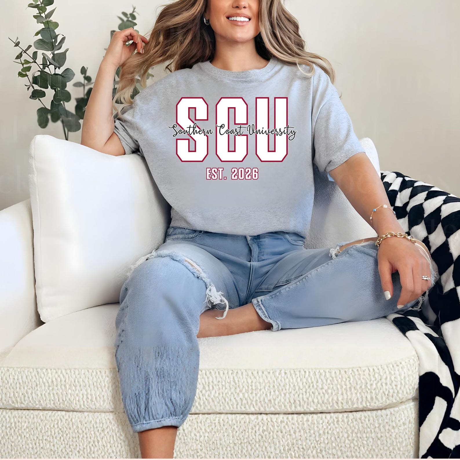 SCU University Shirt, Southern Coast University Sweatshirt, SCU Hoodie ...