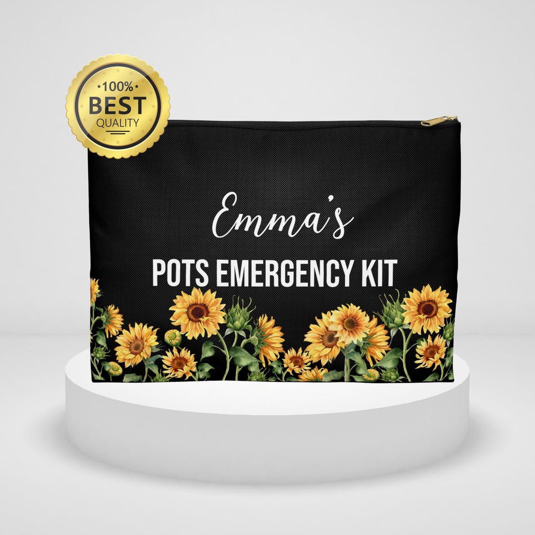 POTS Emergency Essentials Pouch | Medical Alert Bag | Travel Symptom ...