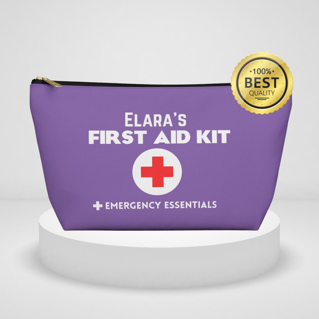 First Aid Kit Pouch, Emergency Medical Bag, Travel Safety Organizer ...