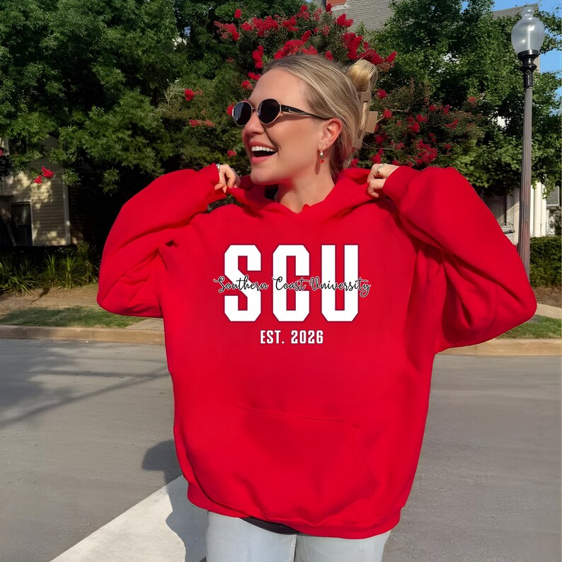 SCU University Shirt, Southern Coast University Sweatshirt, SCU Hoodie ...