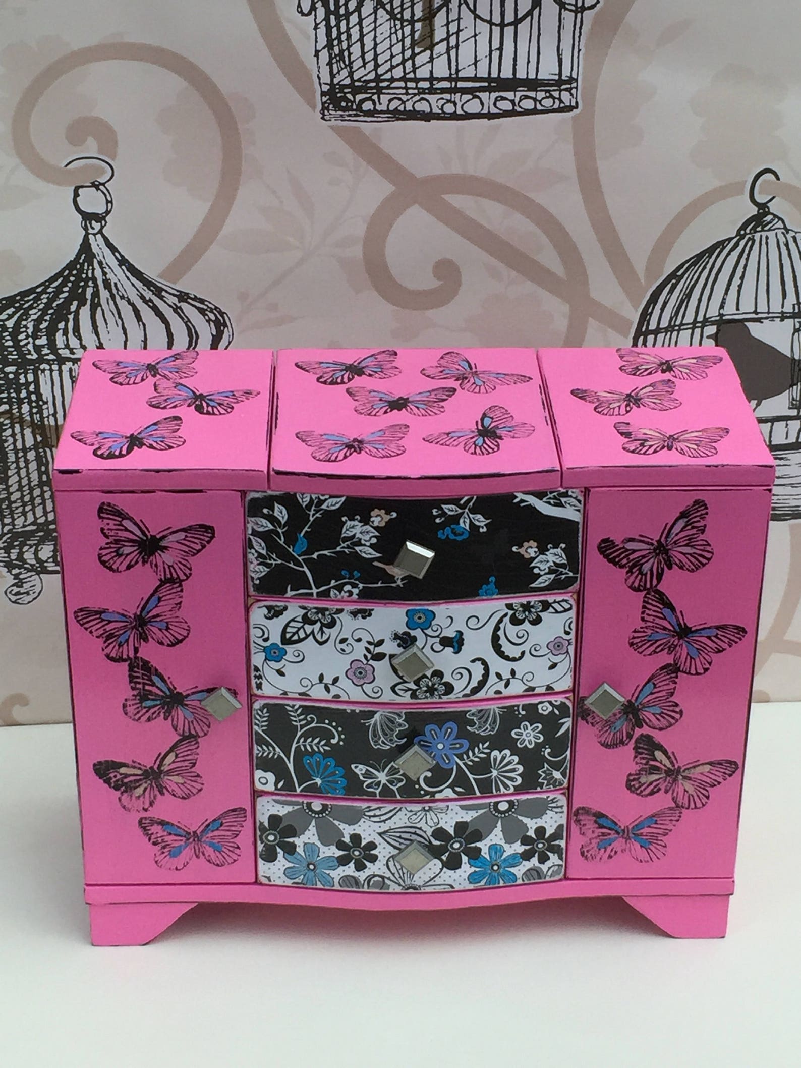 Jewellery Box Jewelry Box Jewellery Storage Shabby Chic - Etsy UK