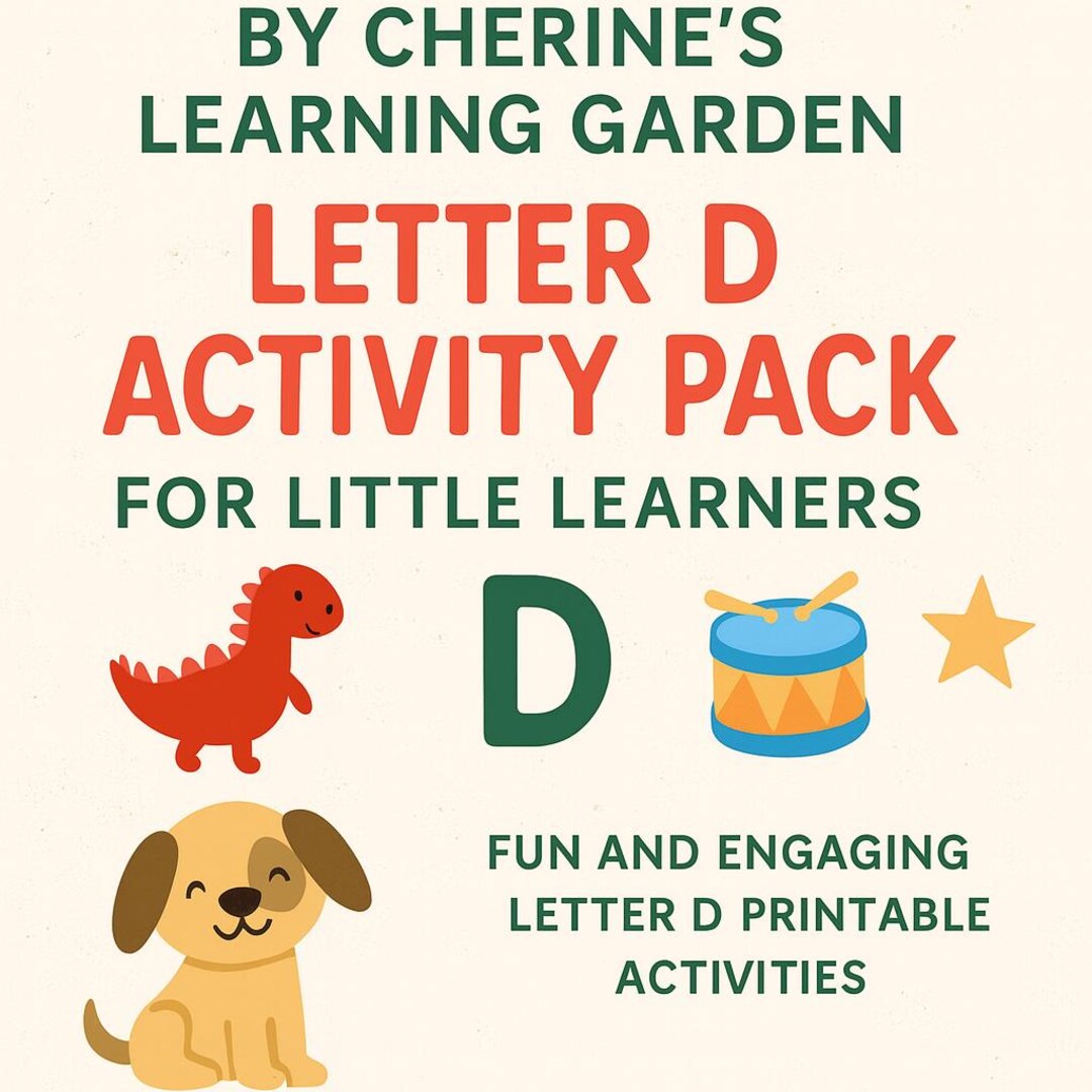 Letter D Printable Pack | Alphabet Worksheets for Preschool ...
