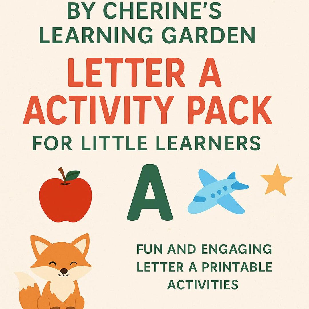 Letter A Activity Pack | Preschool Alphabet Worksheets - Etsy