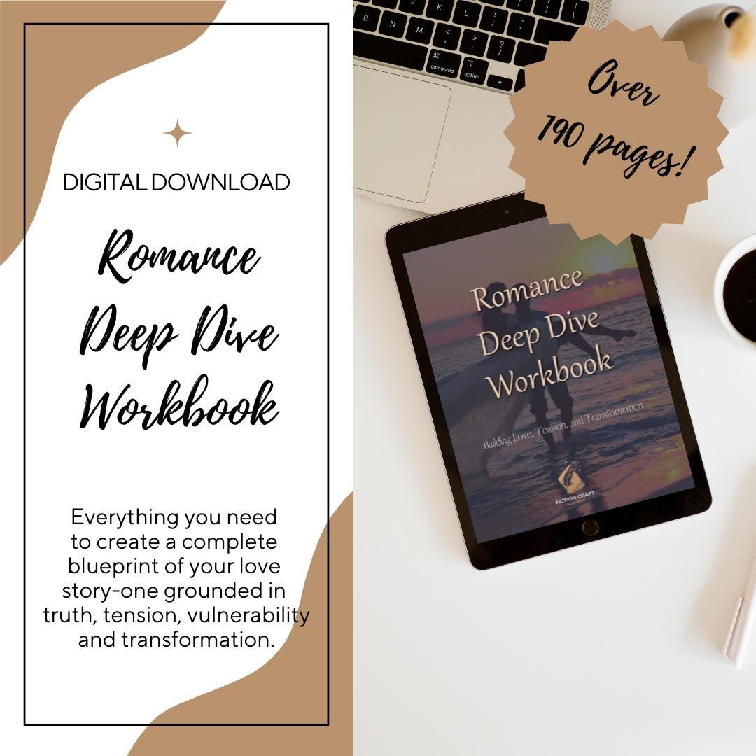 Romance Deep Dive Workbook – Writing Templates, Character Profiles ...