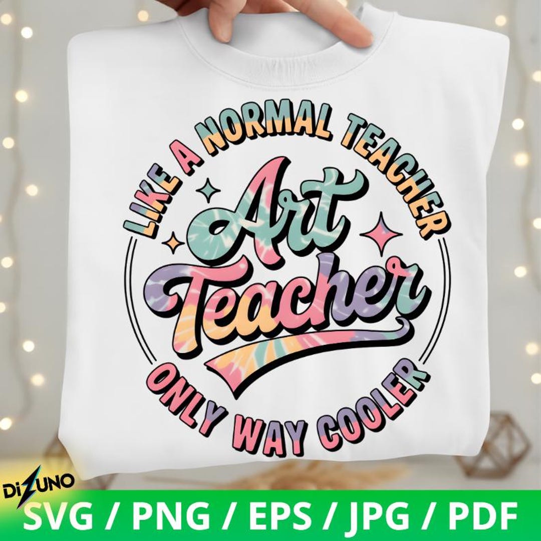 Art Teacher SVG PNG | Cool Teaching Graphic | Artist Classroom Shirt ...