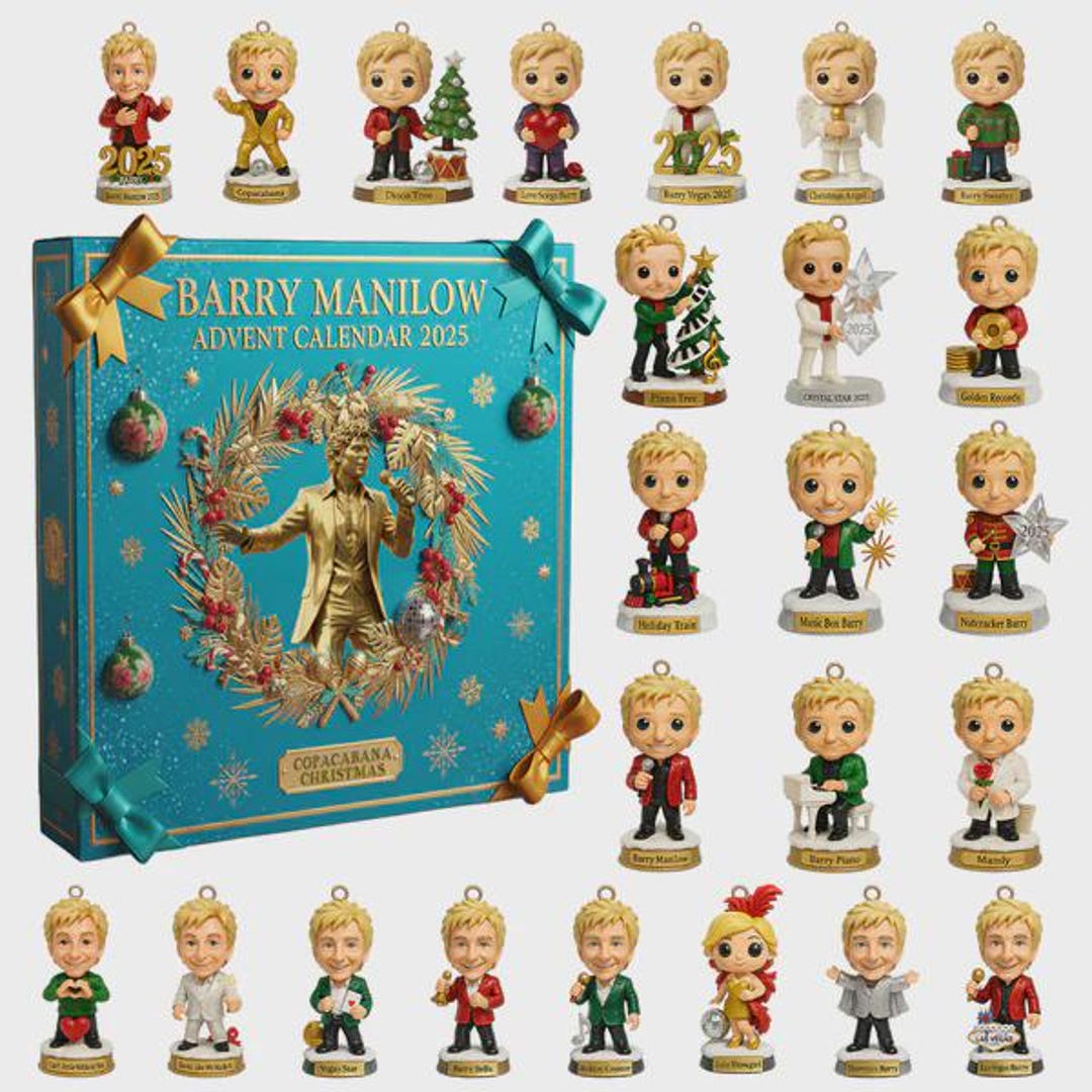 Barry Manilow Inspired Advent Calendar 2025 • 24-day Mystery Box With ...