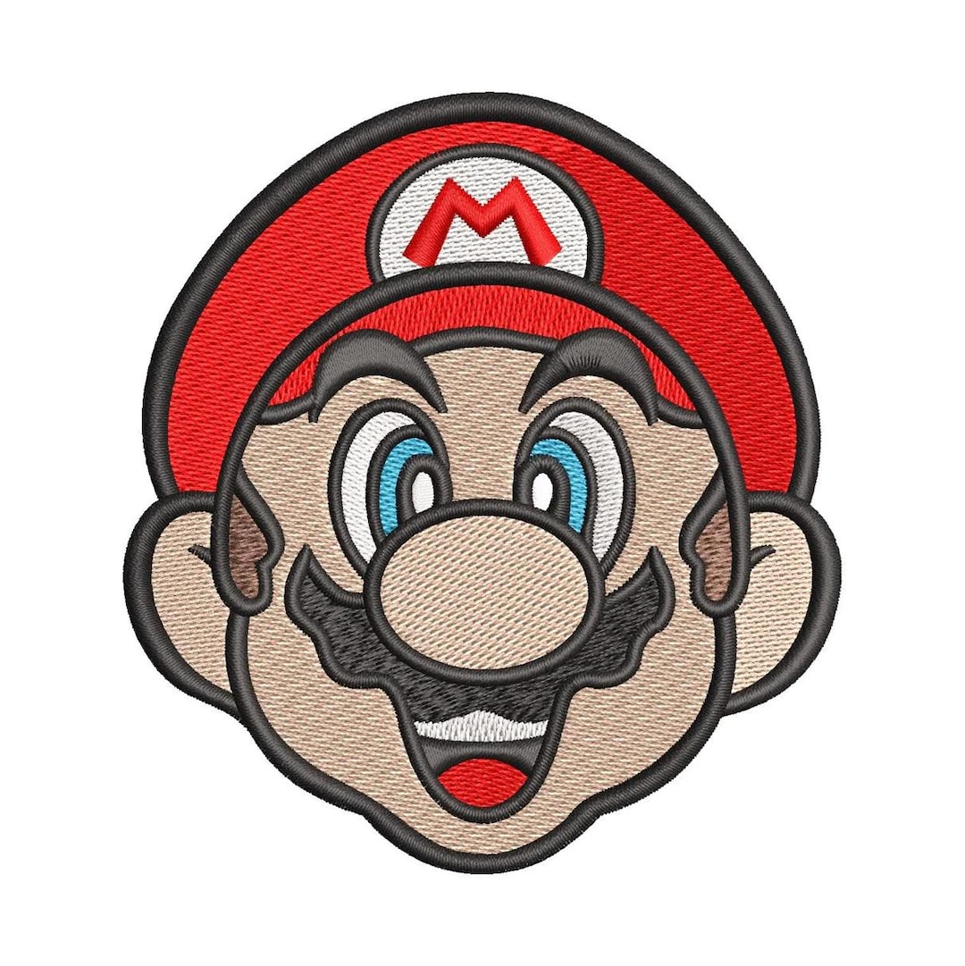 Super Mario Embroidery Design - 3 SIZES - Etsy