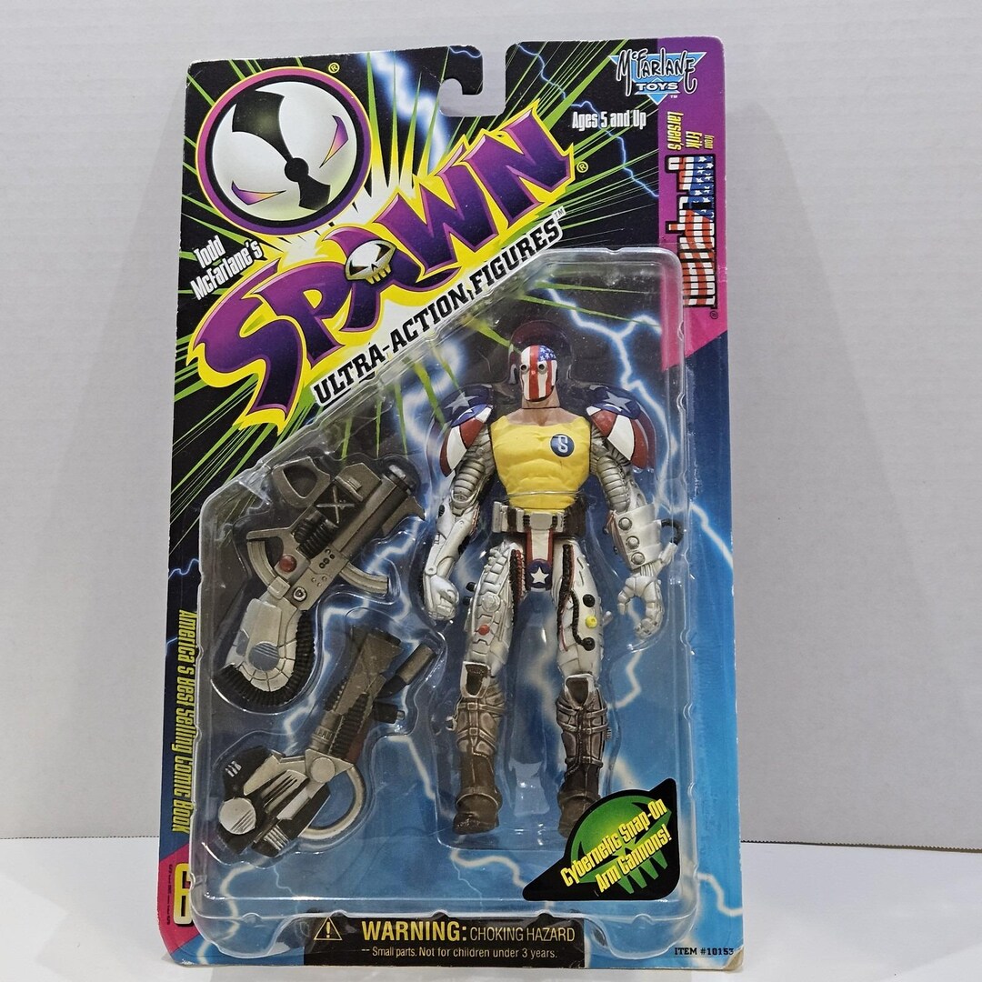 Mcfarlane Toys Spawn Series 6 Superpatriot Cybernetic Snap-on Arm ...