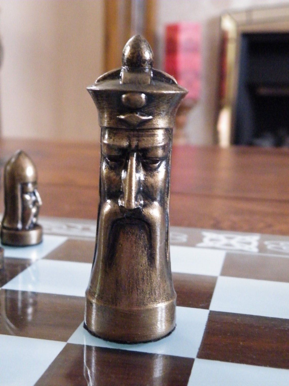 Large Gothic Heads LATEX CHESS Moulds/molds 9 - Etsy UK