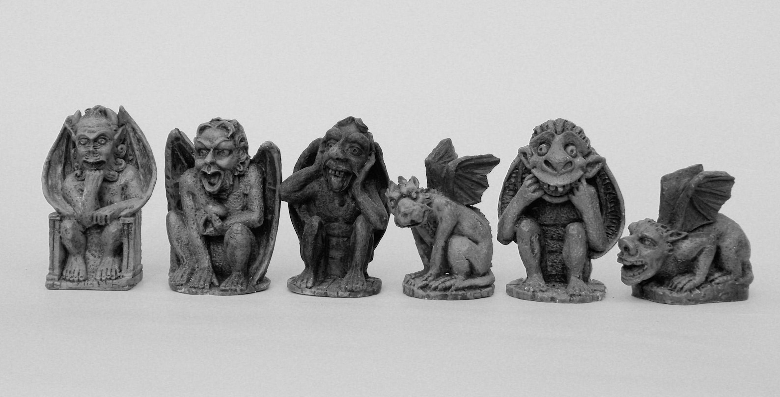 Gargoyle Set 2 LATEX Moulds/molds (set of 6) - Etsy UK