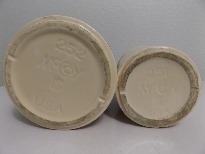 Vintage McCoy Pottery Three Piece Canister Set / Milk Can | Etsy