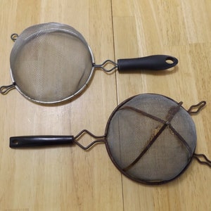 Four Vintage Kitchen Strainers Kitchen Decor Four Styles - Etsy