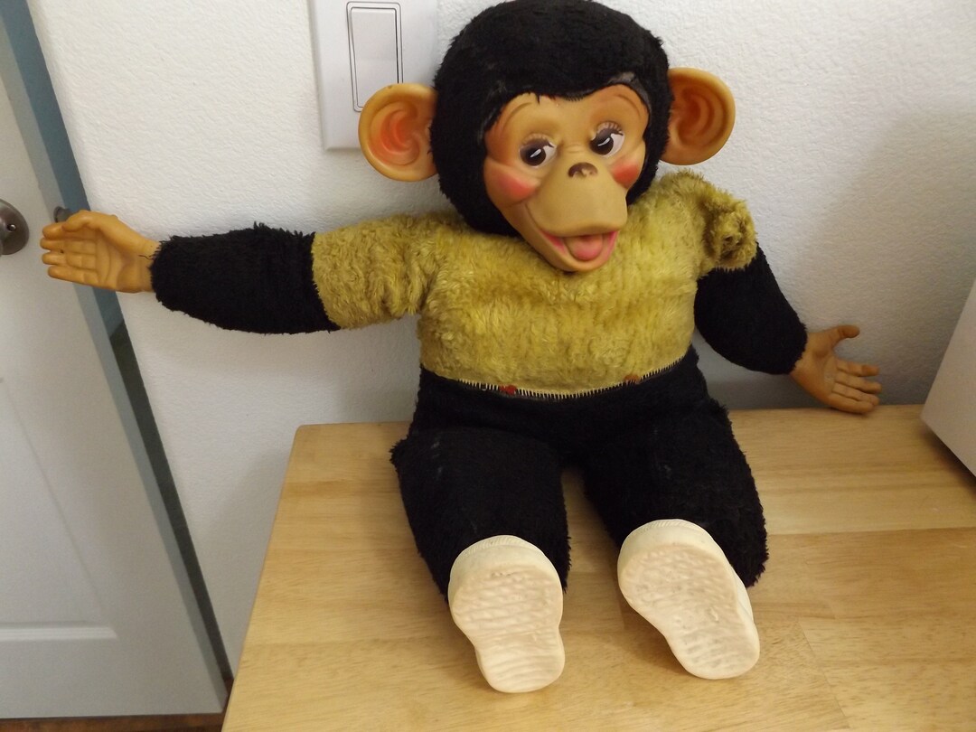 Vintage Stuffed Plush Mr. Bim Zippy Zip Monkey Chimp - Etsy