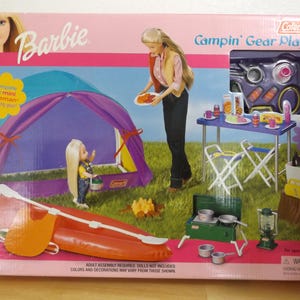 Vintage Barbie Camping Gear Playset / New in Box / Mattel Coleman - Etsy