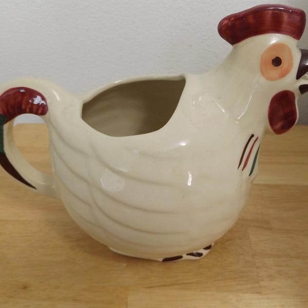Rooster Pitcher - Etsy