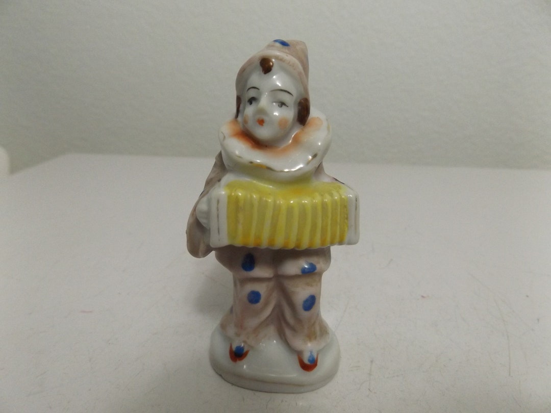 Vintage Ceramic Clown Toothbrush Holder Jester Figurine - Etsy