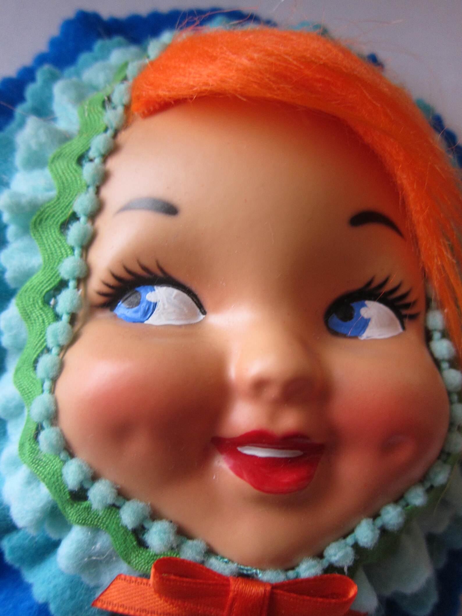 Kawaii Dimples Doll Face Pixie Wall Art Plaque - Etsy