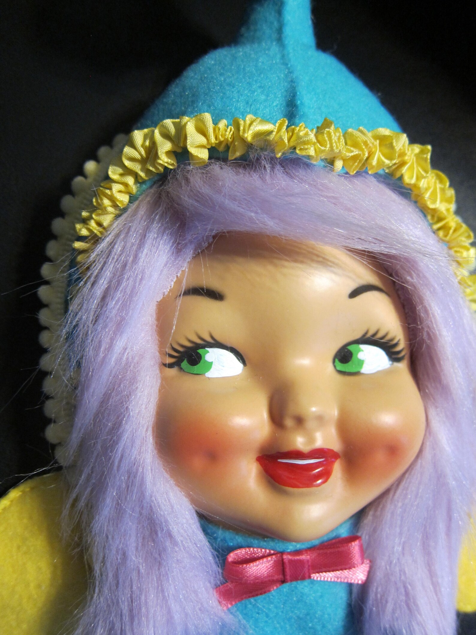 Kawaii Dimples Doll Face Pixie Wall Art Plaque - Etsy