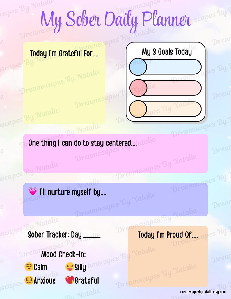 Mom’s Sobriety Toolkit | Printable Self-care & Healing Pack for Sober ...