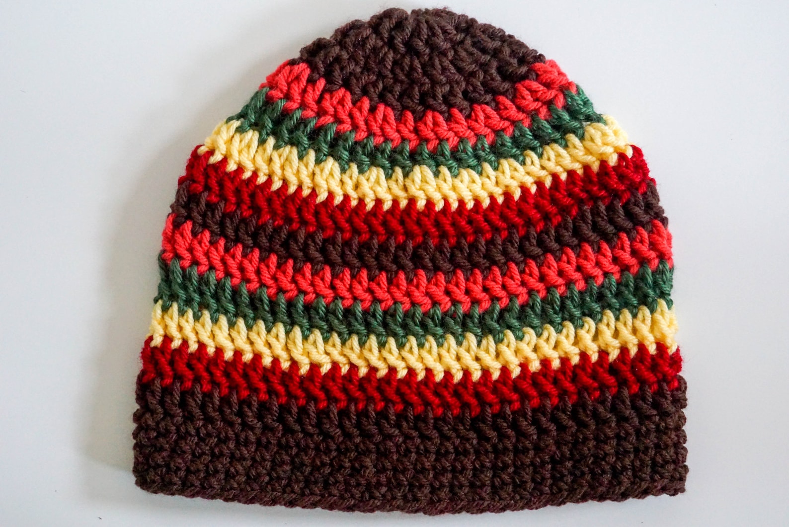 Multi Color Striped Beanie, Medium Weight Fall Hat - Etsy