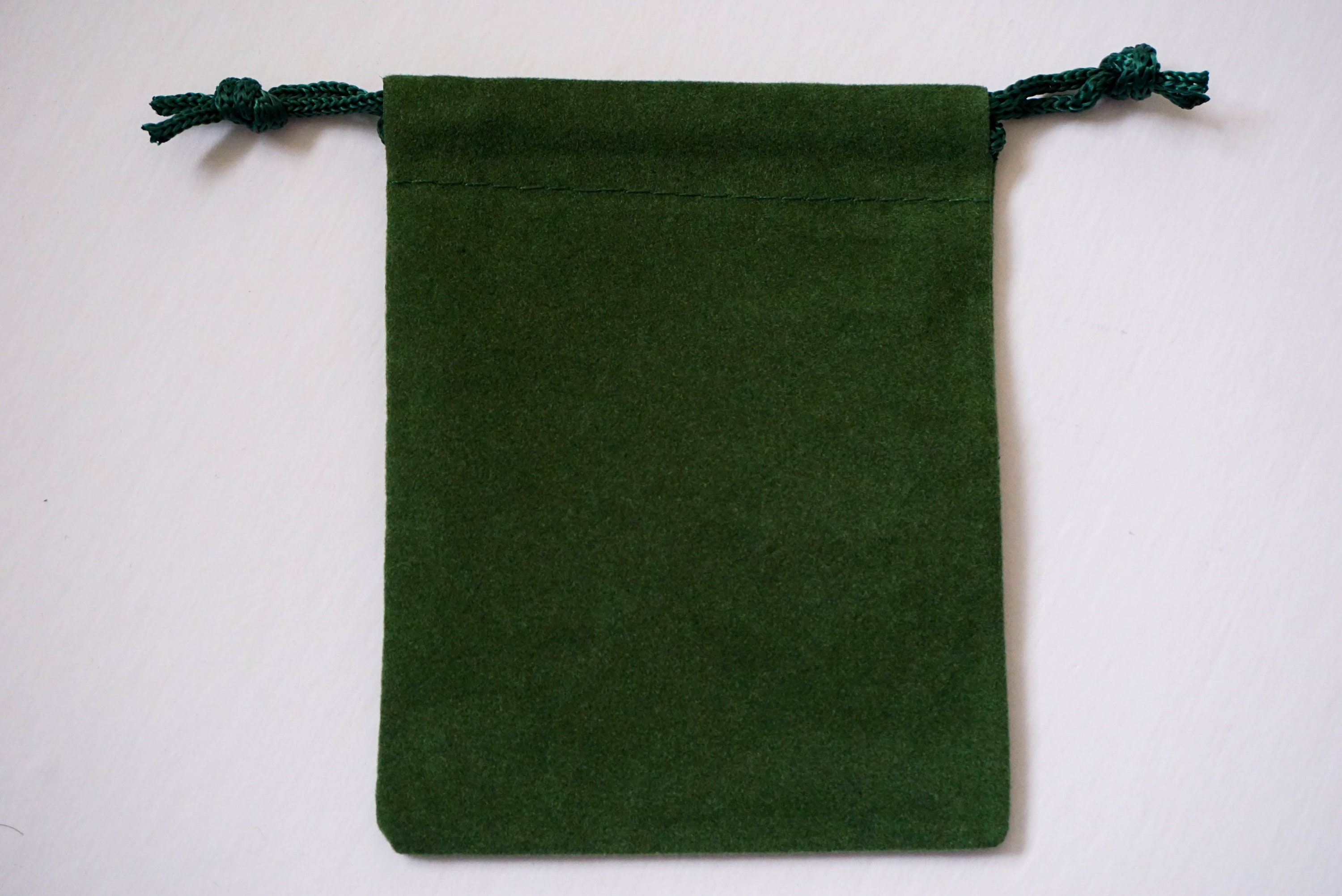 Green 3X4 Velvet Drawstring Pouches Set of 6 | Etsy