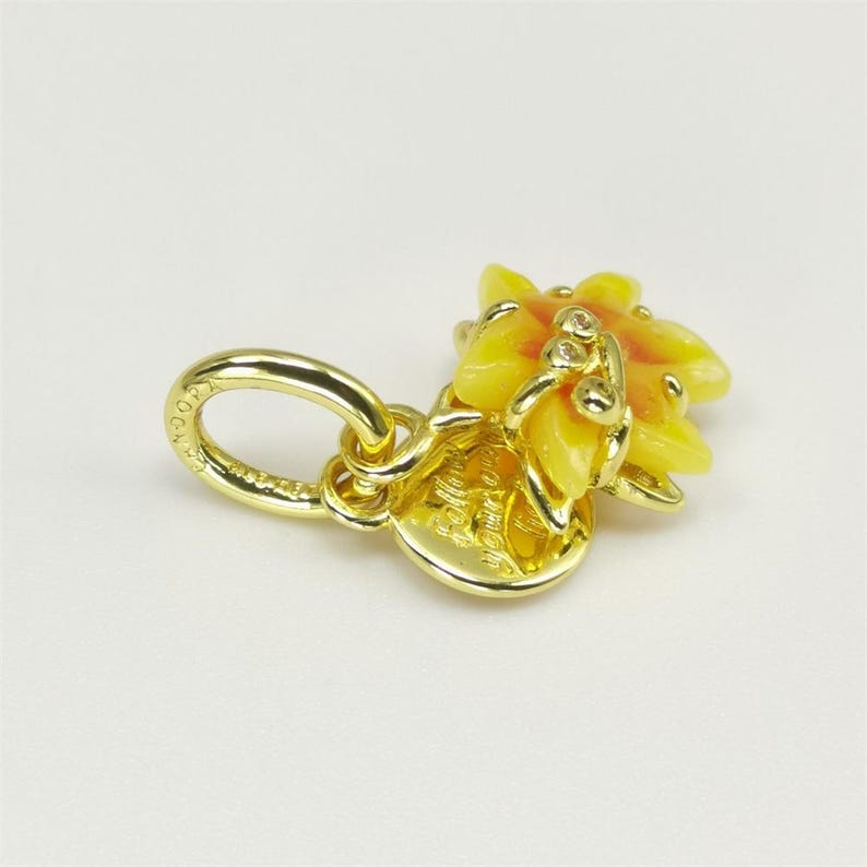 Pandora Tangled Sundrop Flower Glow-in-the-dark Charm - Etsy