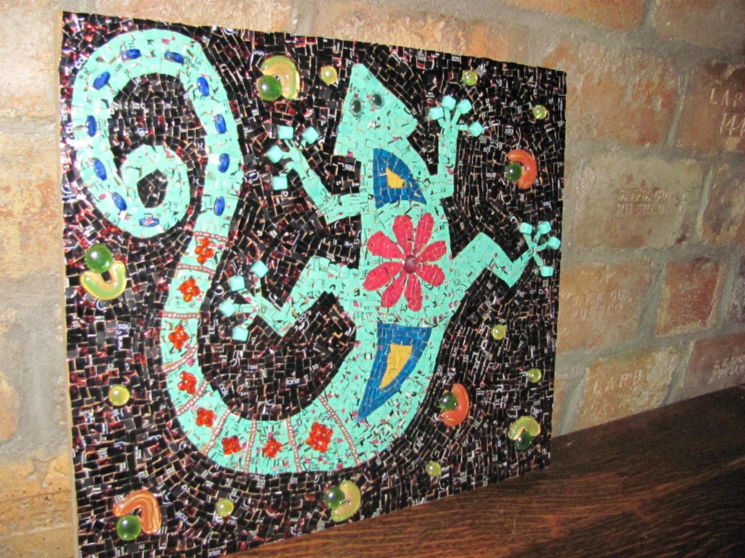 Glitter Gecko Mosaic - Etsy