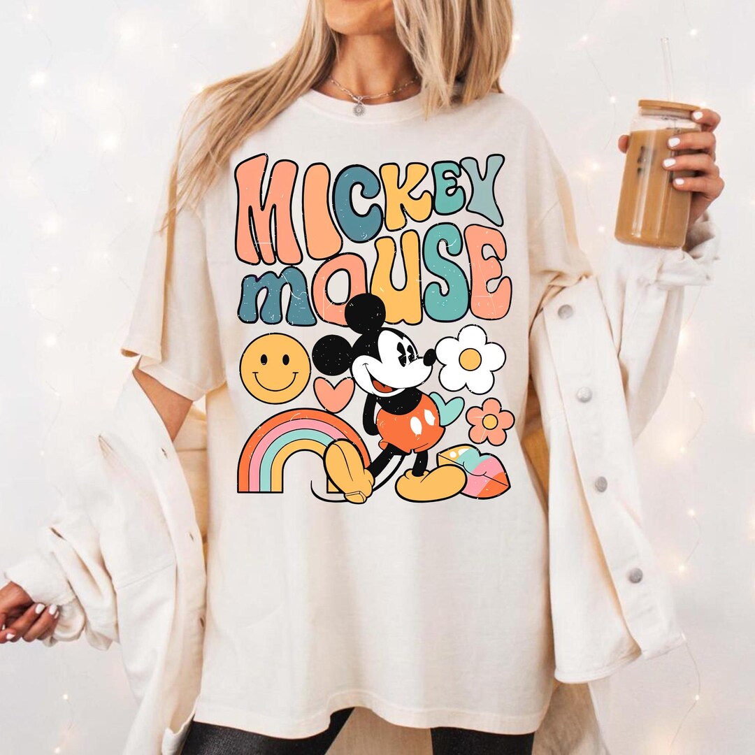 Retro Mickey Mouse Png File, Disneyland Characters Magical Digital ...