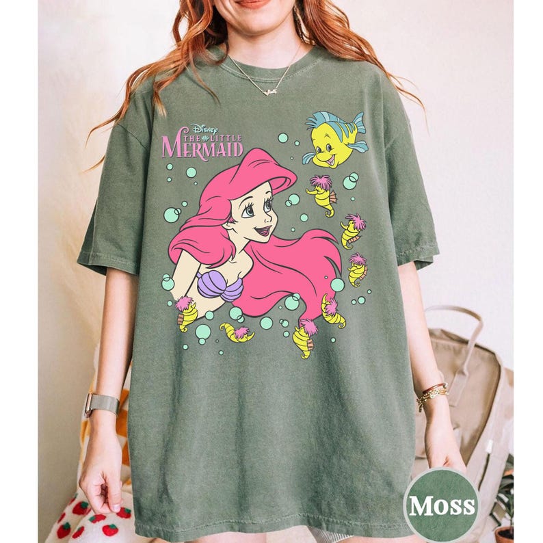 Retro the Little Mermaid Png, Ariel Princess Mermaid File ...