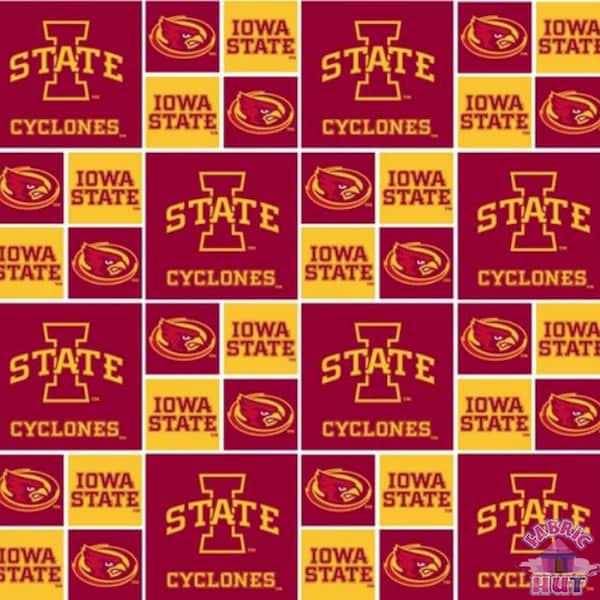 Iowa State Fabric - Etsy