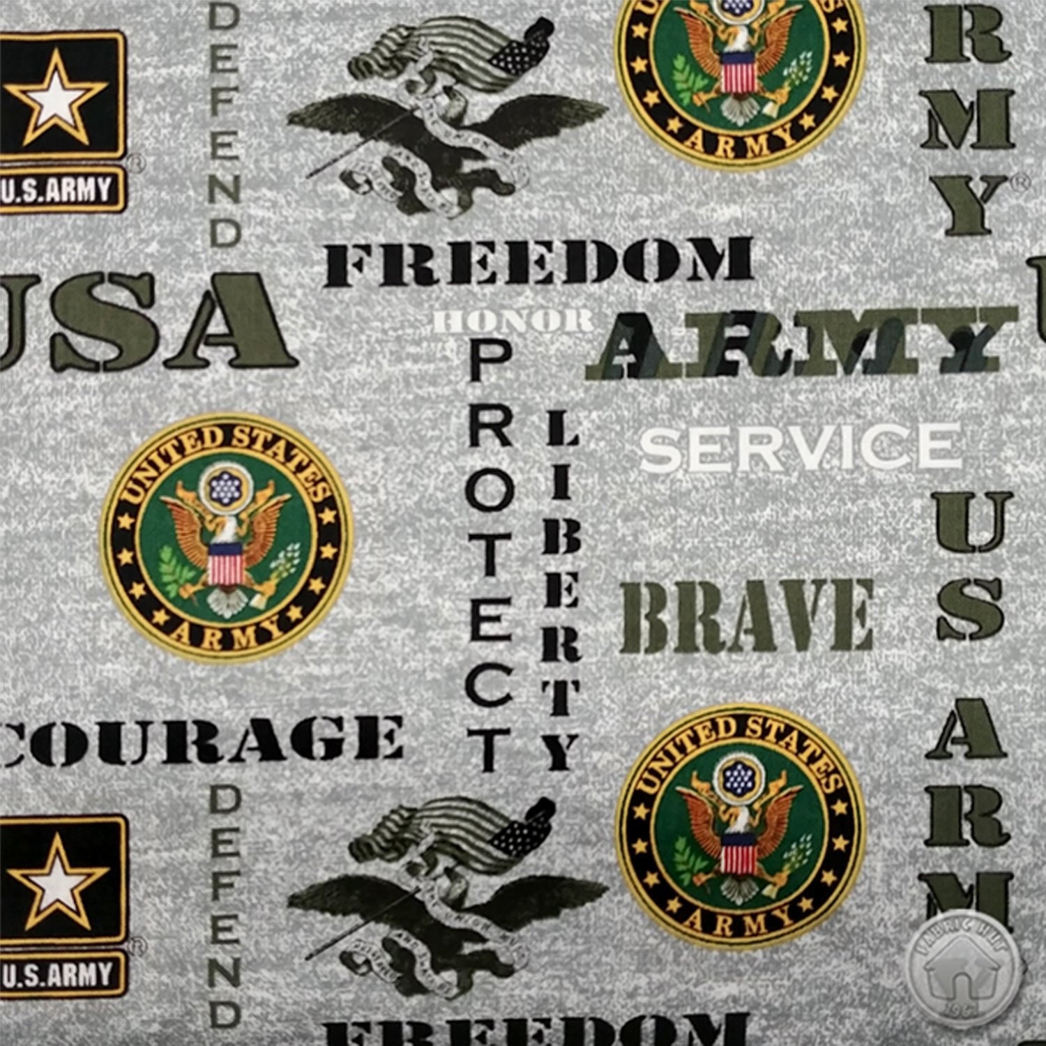 US Army Heather Print 100% Cotton Fabric by the Yard - Etsy