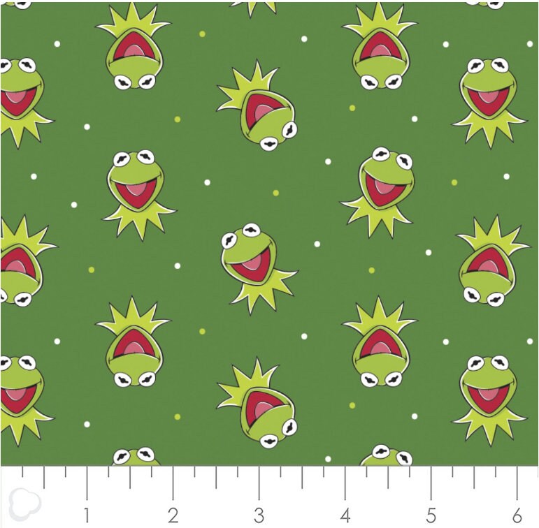 Disney's the Muppets Collection Cotton Fabric by the Yard - Etsy