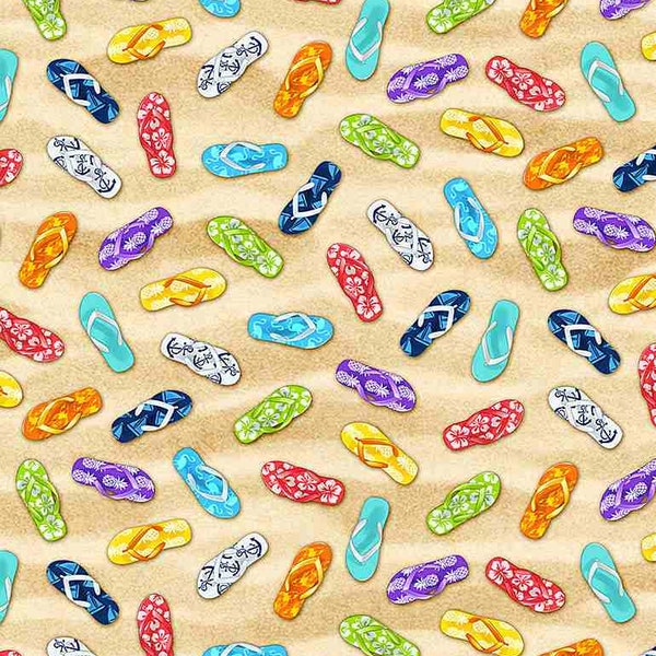 Flip Flops Fabric - Etsy