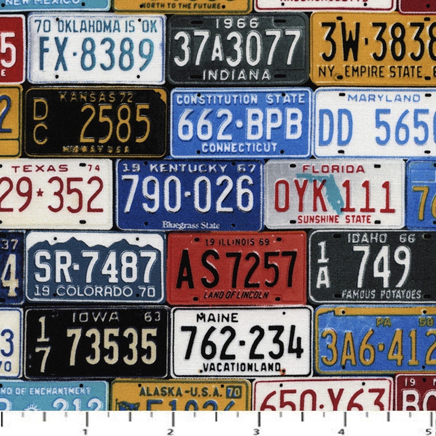 Timeless Treasures Take the Scenic Route License Plates C2450 - Etsy