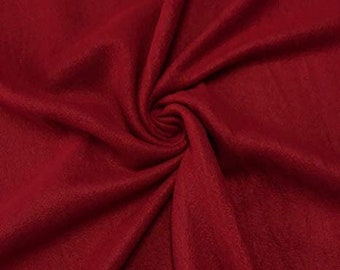 100% Recycled Eco Red Polar Fleece Fabric by the Yard double Sided - Etsy