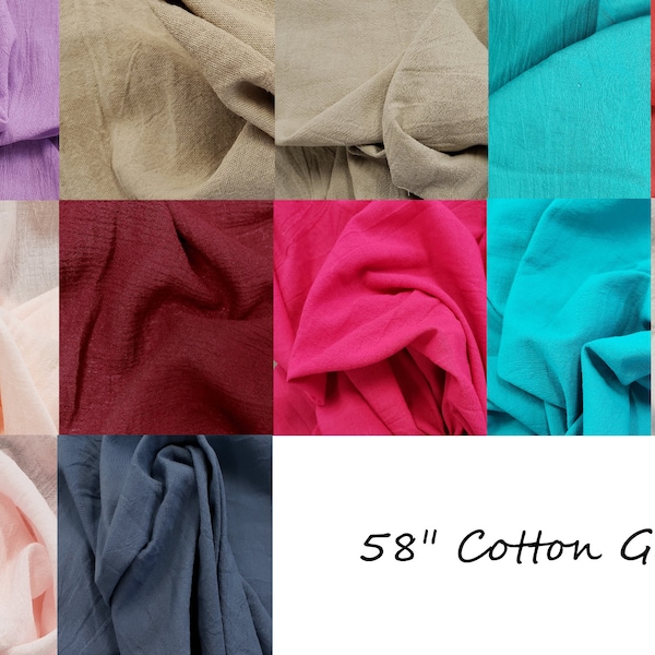 Cotton Gauze Fabric - Etsy