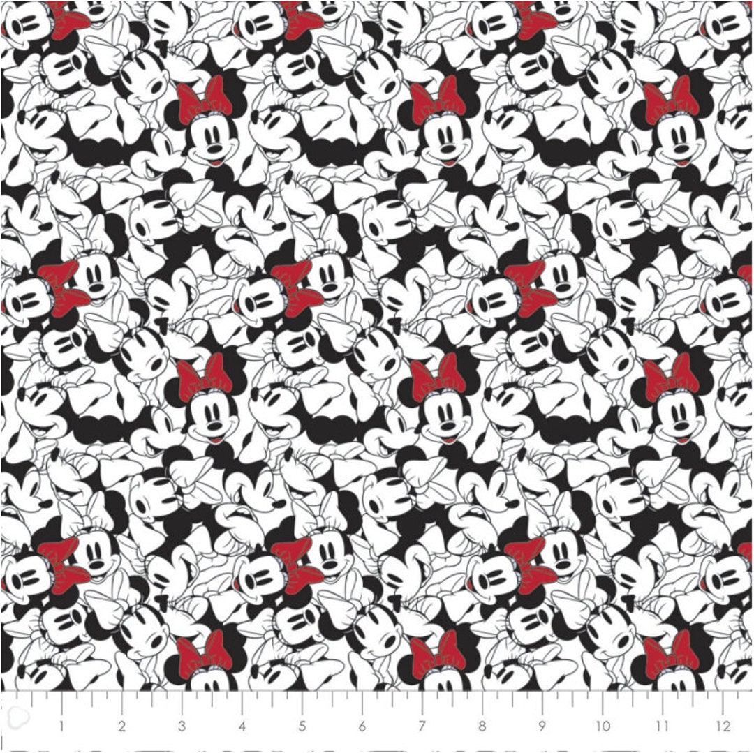 Disney's Minnie Mouse Dreaming in Dots Tossed Stack White - Etsy